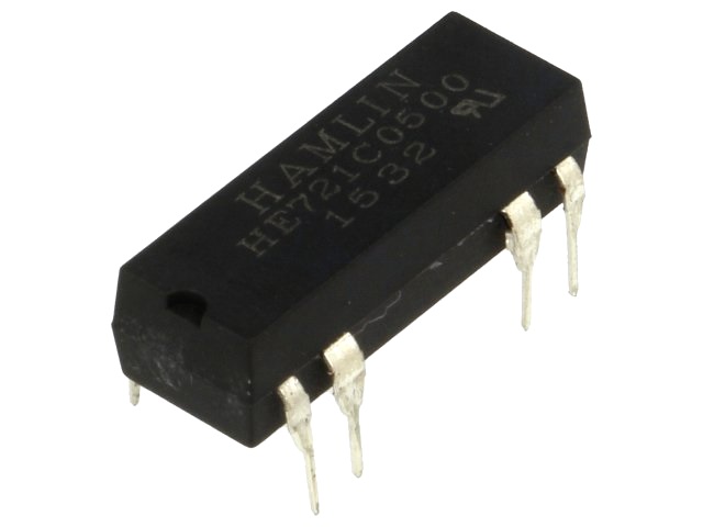 HE721C0500 - Reed Relay, SPDT, 5 VDC, HE700 Series, Through Hole, 200 ...